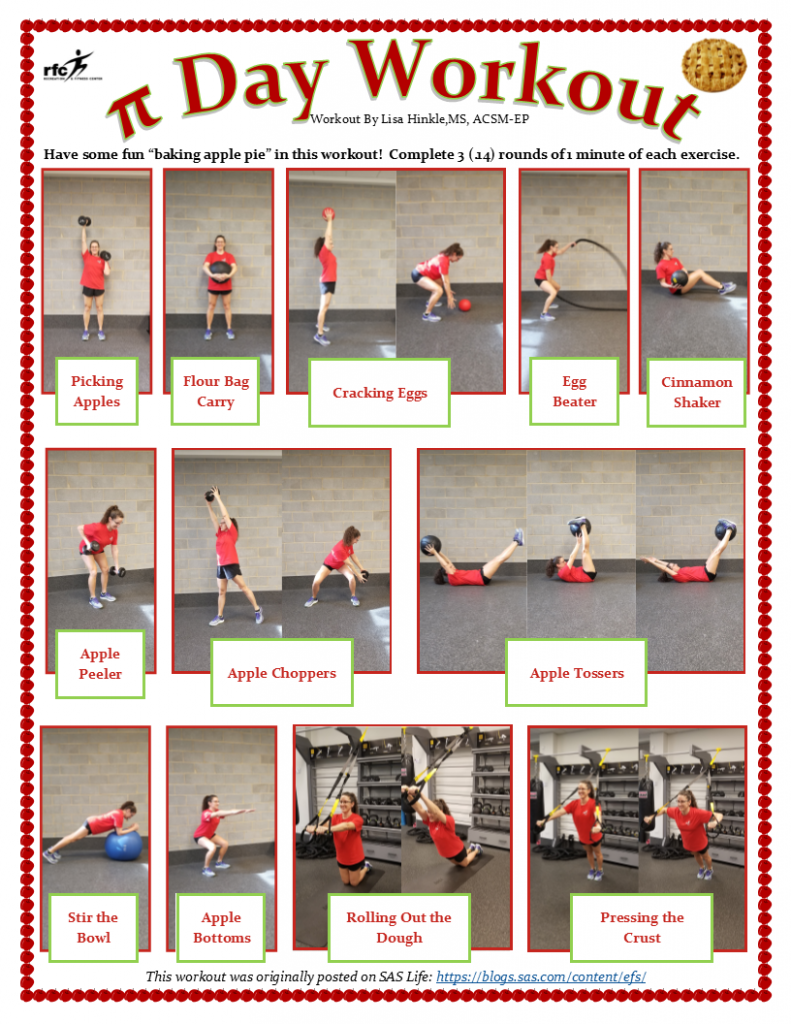 Celebrate Pi Day with this Baked Apple Pi Workout - SAS Life