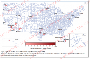 Measles outbreak prediction map - Graphically Speaking