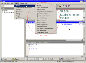 Launching SAS/IML Studio - The DO Loop