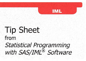 SAS/IML tip sheets - The DO Loop