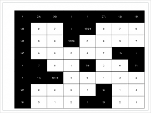Solving Kakuro Puzzles with SAS/OR - Operations Research with SAS
