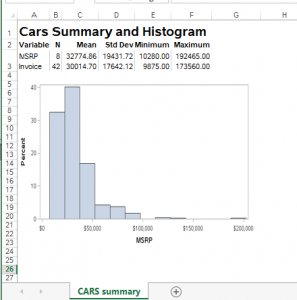 Experimenting with ODS EXCEL to create spreadsheets from SAS - The SAS Dummy