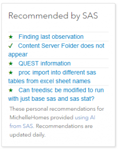 Building a recommendation engine with SAS | PROC-X.com