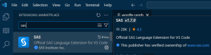 5 reasons to use VS Code for your SAS code projects - The SAS Dummy
