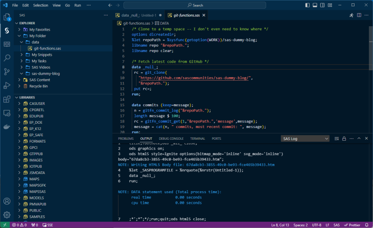 5 reasons to use VS Code for your SAS code projects - The SAS Dummy