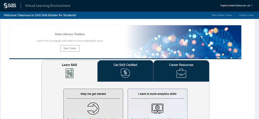 【冬休みに勉強しよう】アナリティクスの学習（1） Skill Builder for Students - SAS Japan