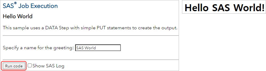 SAS Job Execution Web 애플리케이션 훑어보기 - SAS Korea Blog