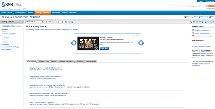 SAS Training Videos_blog - SAS Learning Post