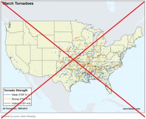 Analyzing 60 years of tornado data with animation | SAS Training Post