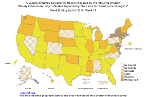 A custom map to help track the flu | The SAS Training Post