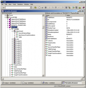 Two methods for editing SAS metadata - SAS Users Groups