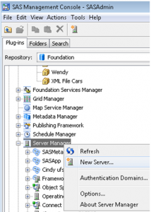 Setting up DBMS servers - SAS Users Groups