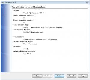 Setting up DBMS servers - SAS Users Groups