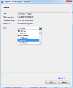 Creating reports in style with SAS Enterprise Guide - SAS Users