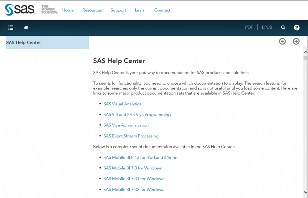 SAS Help Center: Your gateway to documentation - SAS Users