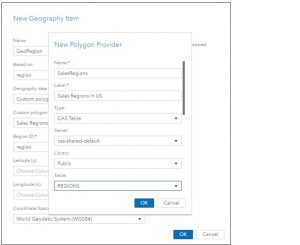 Creating a regional map with custom polygons in SAS Visual Analytics 8. ...