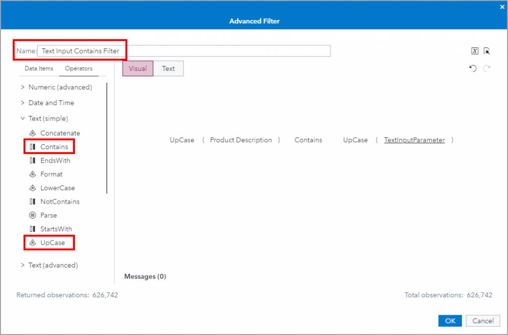 Using common filters in SAS Visual Analytics | PROC-X.com