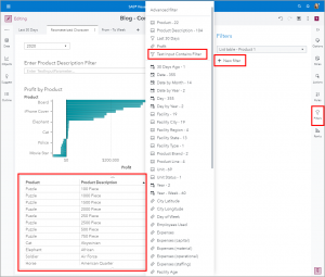 Using common filters in SAS Visual Analytics - SAS Users