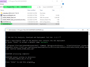 The SAS Hot Fix Analysis, Download and Deployment (SASHFADD) Tool - SAS ...