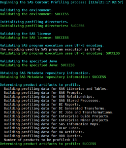 How to use the SAS® 9 Content Assessment Tool - SAS Users