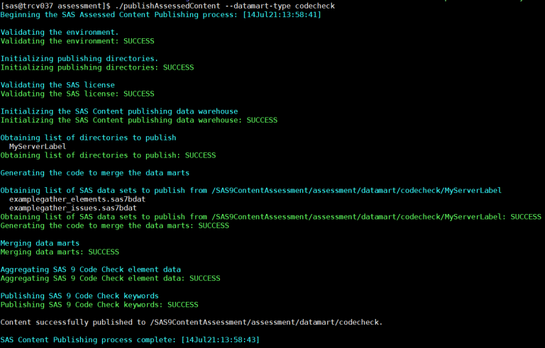 How to use the SAS® 9 Content Assessment Tool - SAS Users