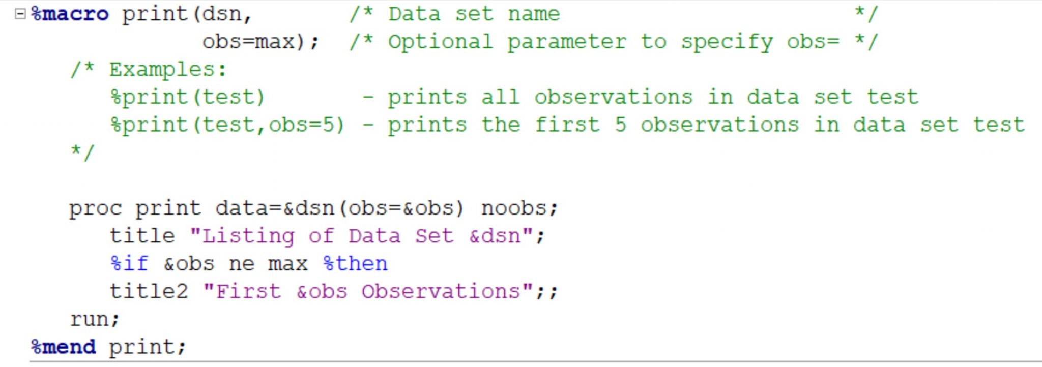 How to use the SAS Auto Call facility - SAS Users