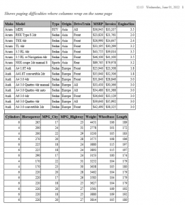 A comparison of the ODS destinations for writing to Microsoft Word ...