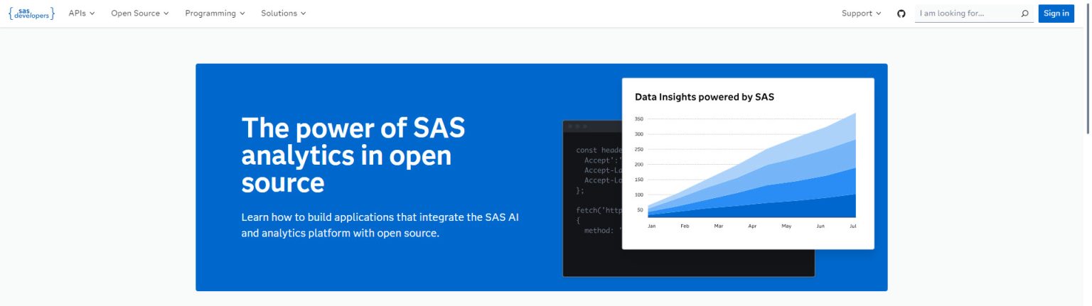 SAS launches a revamped developer portal - SAS Users