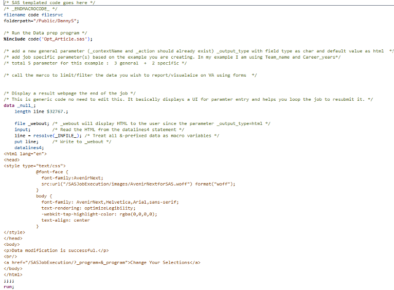 Update Data Live in SAS Viya: Integrating SAS Code with Interactive Reports - SAS Users