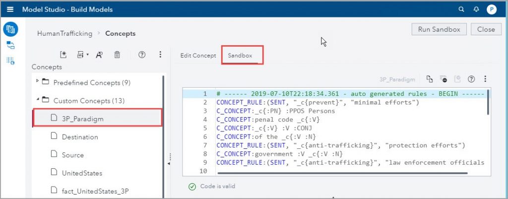 Using Machine Learning In Sas Visual Text Analytics To Analyze Human Trafficking Reports The